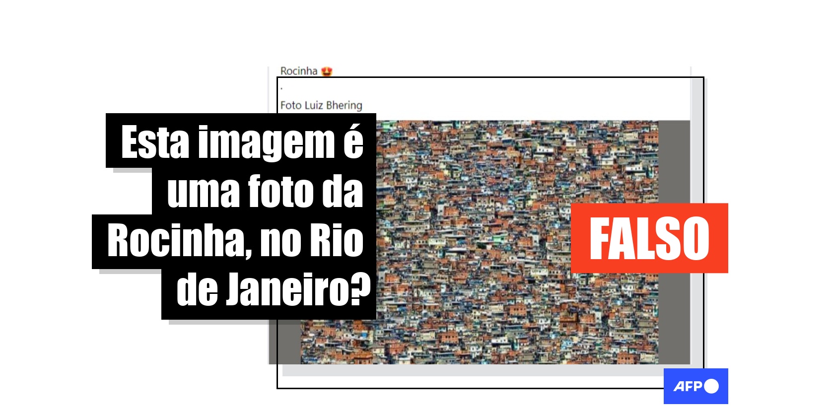 Imagem compartilhada como se fosse na Rocinha é uma obra visual feita a ...