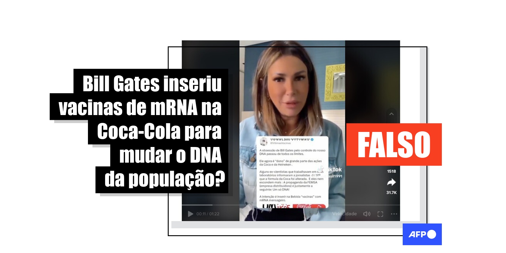 Bill Gates, Coca-Cola, vacinas de mRNA: é falso o vídeo que diz que ...